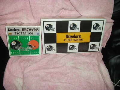 Pittsburgh Steelers Checkers Game AND Steelers VS Cleveland Browns Tic ...
