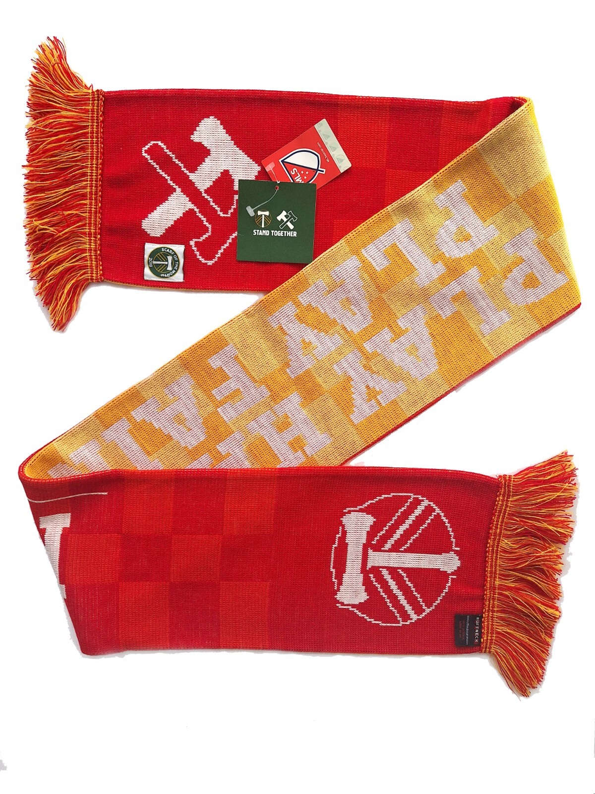 *NWT* Portland Timbers Rose City MLS Ruffneck Scarf "Play Hard Play ...