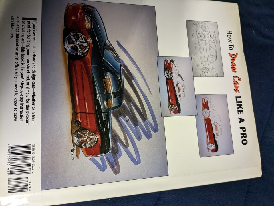 How To Draw Cars Like a Pro Book The Fast Free Shipping | eBay