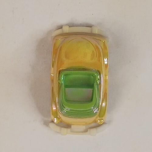 Volkswagon VW Beetle Pull Back Toy (Tested) Plastic Vintage Yellow ...