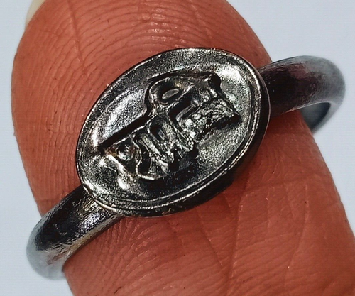 Black Horse Shoe Iron Ring Angoothi ShaniDev Ring Kaale Ghode Ki Naal ...