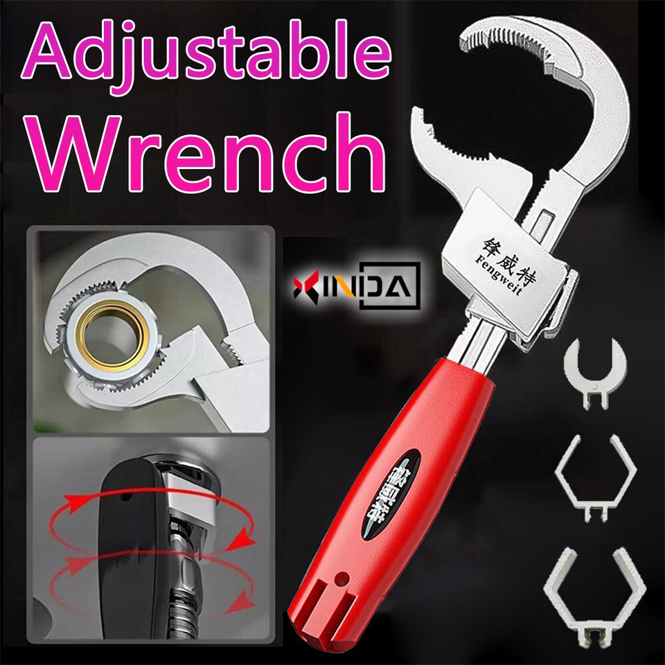 Adjustable Wrench Universal Monkey Spanner Multi-function Plumbing Hand Tools | eBay