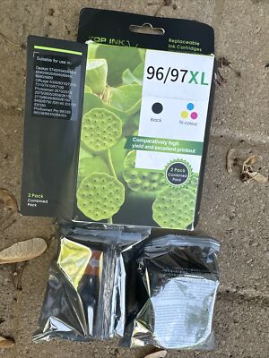 96XL Black And Color Ink cartridges from Top Ink factory sealed! | eBay