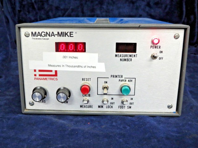 Panametrics A125 Magna-mike Magna Mike Thickness Gauge Tested for Power ...