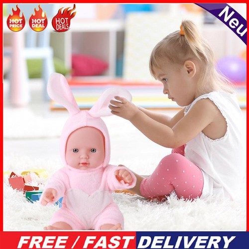 30cm Animal Shape Doll Baby Simulation Vinyl Doll Children Toy (Rabbit ...