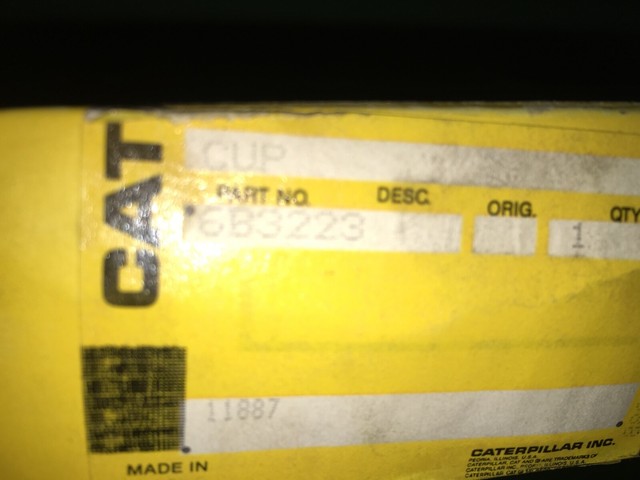 Genuine Caterpillar TIMKEN 6b-3223 Bearing Cup - CAT 6B3223 for sale ...