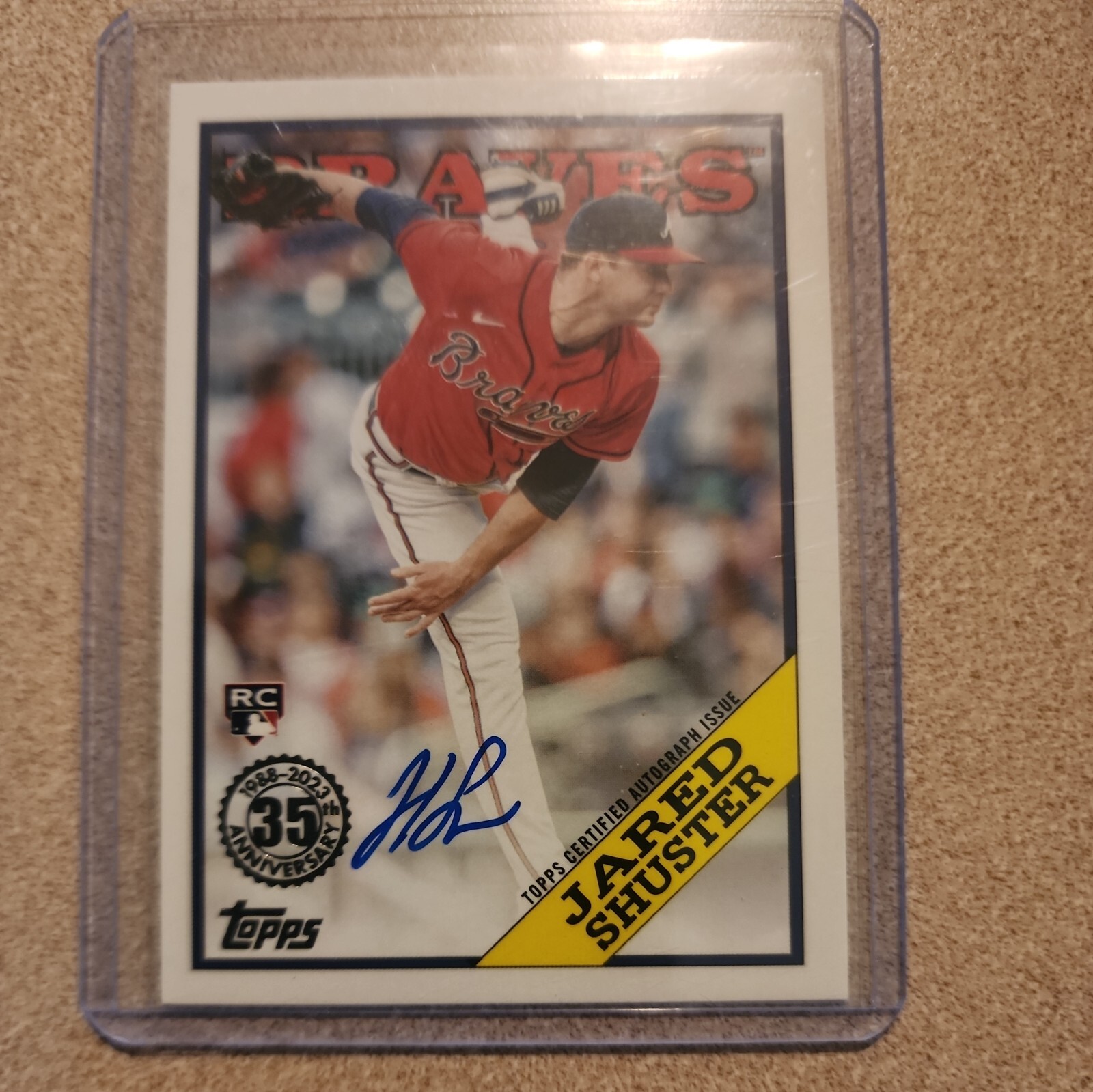 2023 Topps Update Jared Shuster RC 1988 Autograph Braves | eBay
