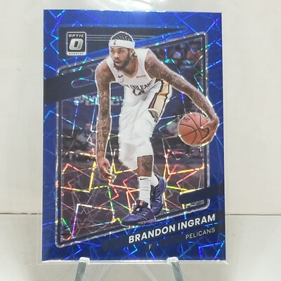 BRANDON INGRAM 2021 Panini Donruss Optic SP Blue Velocity NO Pelicans ...