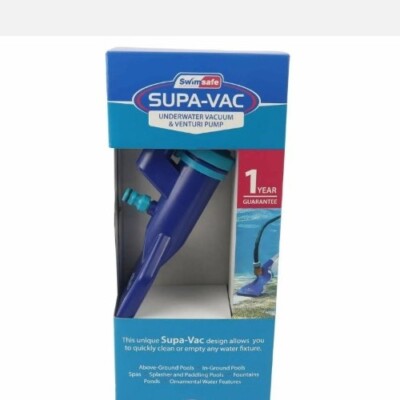 Supa Vac SupaVac Spa Vacuum Pool Pond Cleaner kit With Telescopic Pole ...