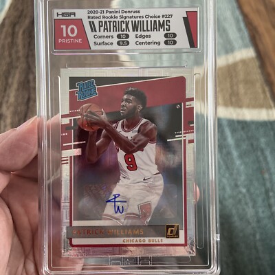 2020-21 Panini Donruss Rated Rookies Signatures Choice Patrick Williams ...