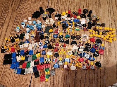BIG LEGO Mini figure Lot Characters-Heads-Bodies-Accessories-Batman ...