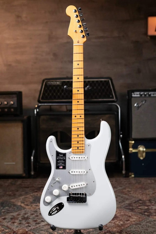 Fender American Ultra II Stratocaster Left Handed - Avalanche with ...