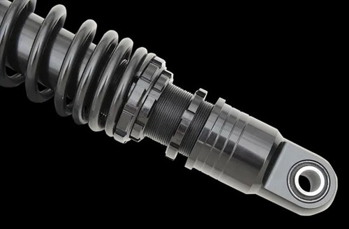 DS Black 11in Std Premium Ride Height Adjustable Shocks Tour Glide ...