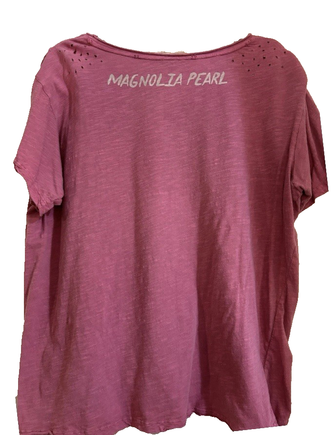 Magnolia Pearl Vintage Cosmos Tee Shirt 363 In Merlot - SOLD OUT ...