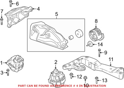 Genuine OEM Engine Mount Bracket For BMW 22116870760 | eBay