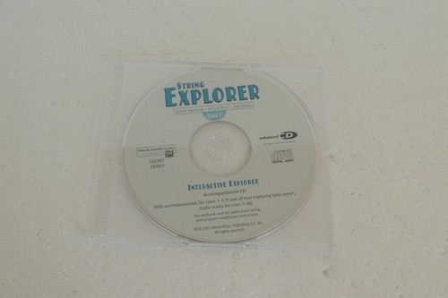 String Explorer, Book Interactive EXPLORER ENHANCED CD BOOK ONE | eBay