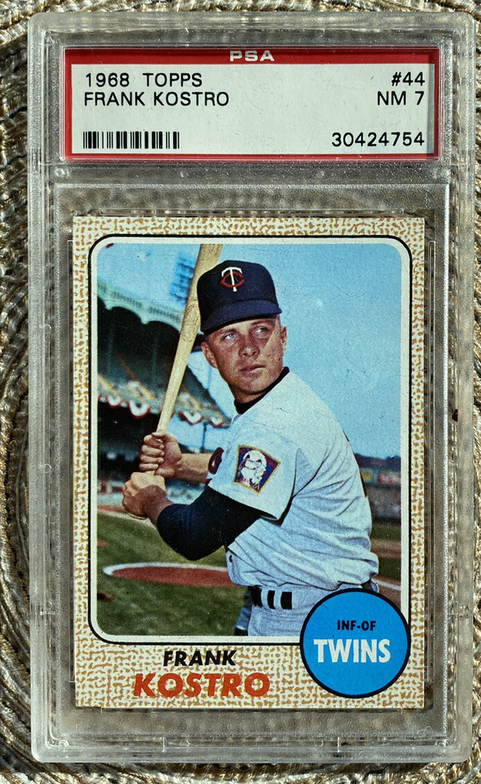1968 PSA Topps Baseball #44 FRANK KOSTRO Minnesota Twins PSA 7 NM | eBay