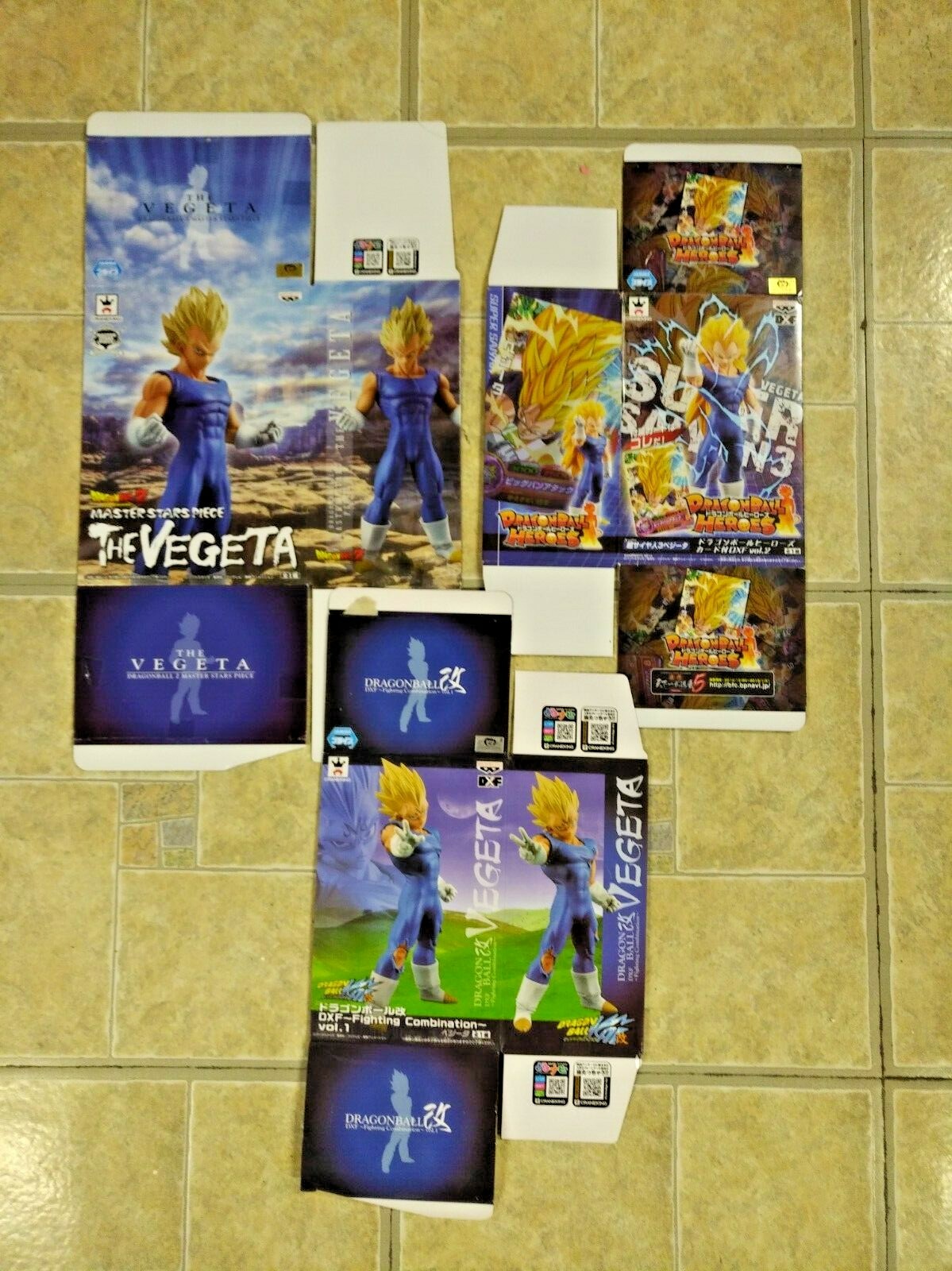 Banpresto Dragon lot of 3 Vegeta boxes US Seller | eBay
