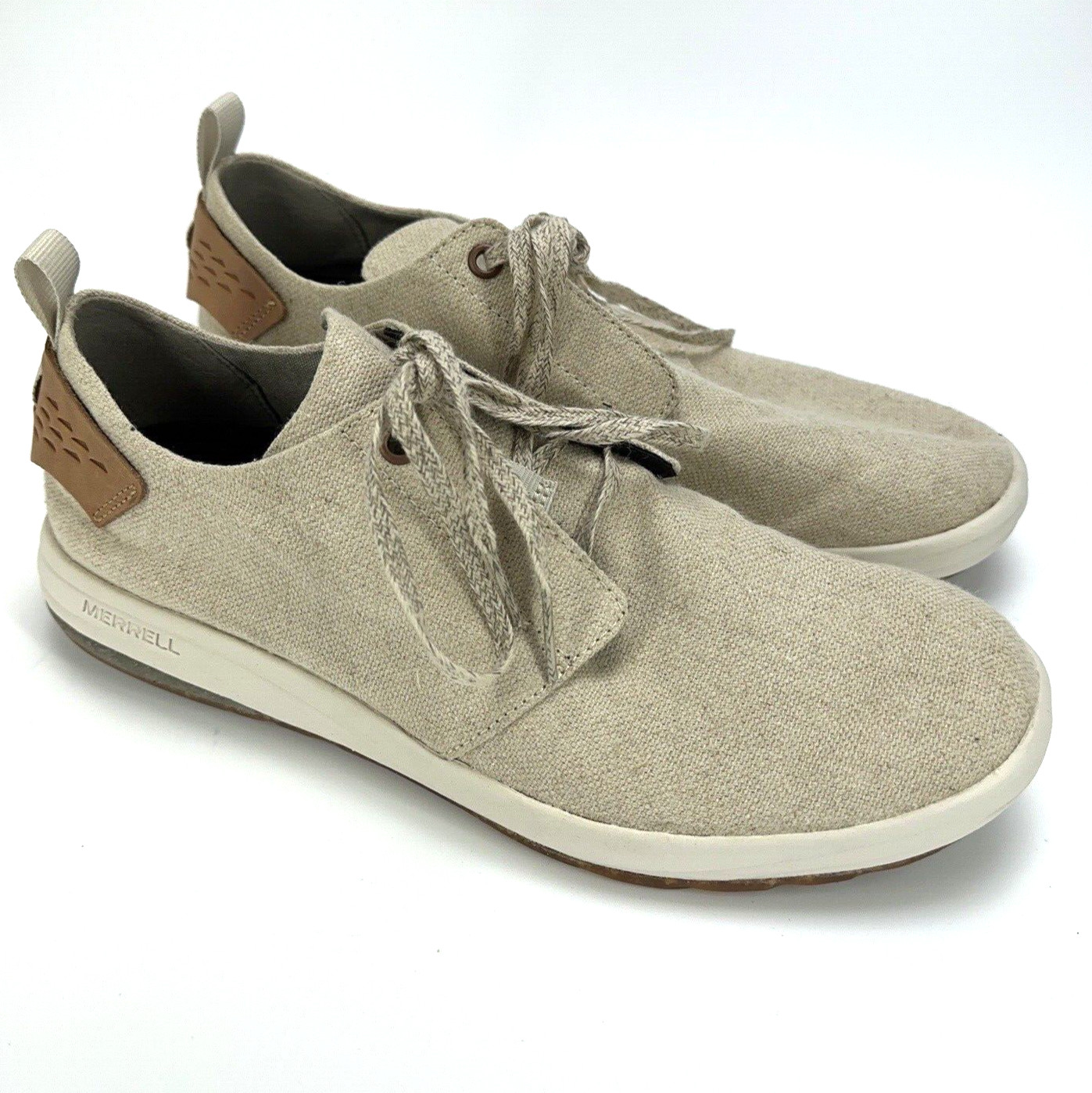 Merrell Gridways Vibram Tan Canvas Sneakers Women's S… - Gem