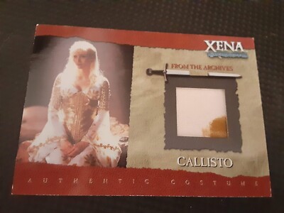 2001 Xena Season 6 ANGELIC CALLISTO Costume Card R9 Rittenhouse White ...