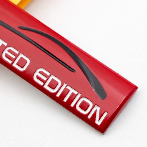 2x Metal Red Limited Edition Car Emblem Letter Logo SUV Coupe Badge 3D ...