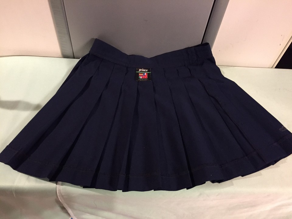 Vintage 80s Prince Navy Blue Tennis Pleated A-line Skirt - Size 8 | eBay