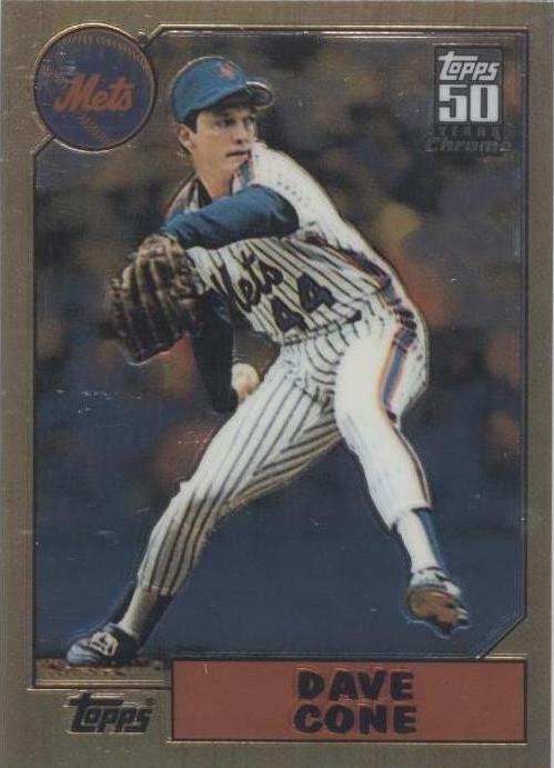 2001 Topps Traded & Rookies - 50 Years Topps Reprint David Cone #T122 ...