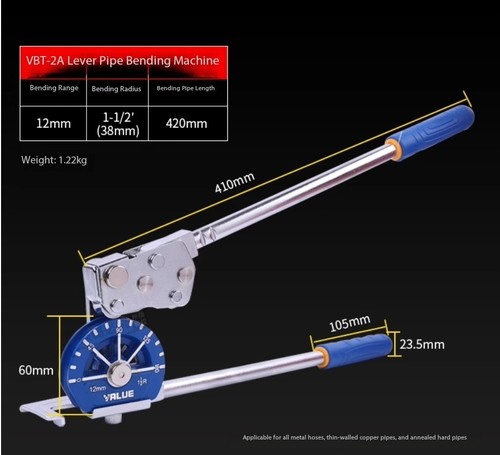 Small Copper Tube Bending Machine 10-22mm Stainless Steel Pipe Bending ...