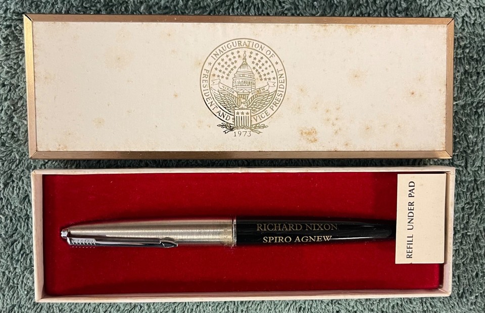 Richard Nixon-Spiro Agnew Signing Pen | eBay