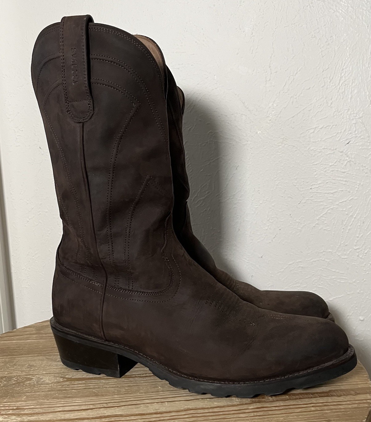 TECOVAS Ranch Wear Bovine Men’s Leather Riding Work B… - Gem