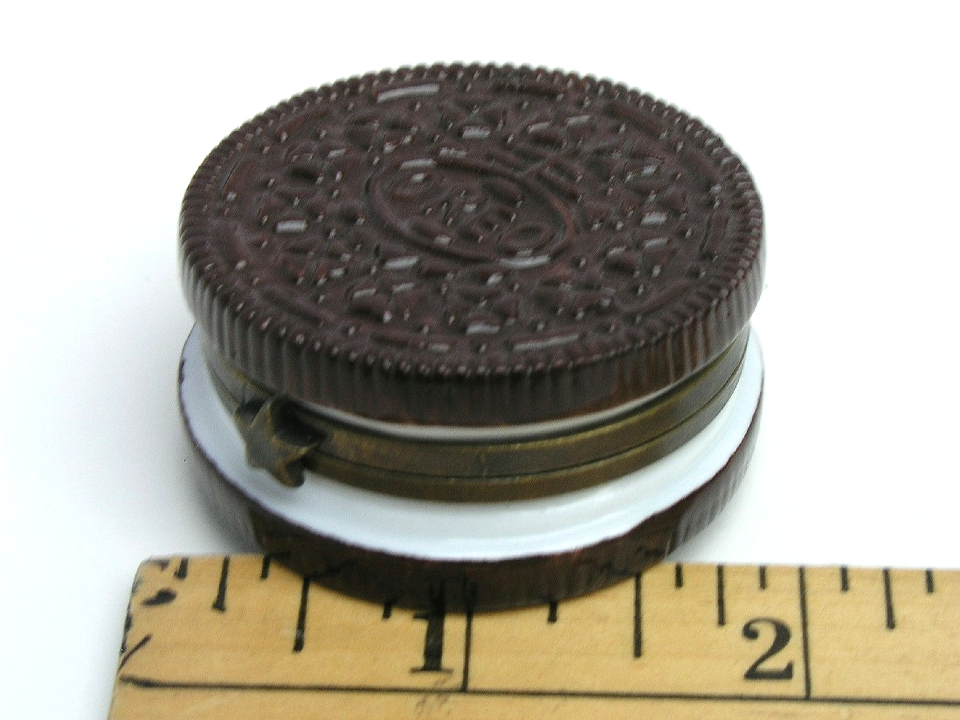 Midwest Cannon Falls Porcelain OREO Cookie Hinged Trinket Box w/ Wafer ...