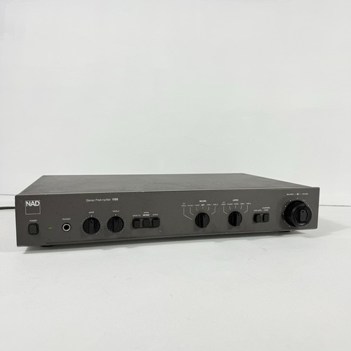 NAD Stereo pre amplifier Model 1155 Tested Working Vintage Retro Hifi ...