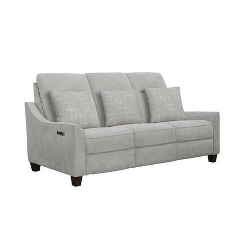 Parker Living Madison Pisces Muslin Gray Fabric Power Reclining ...