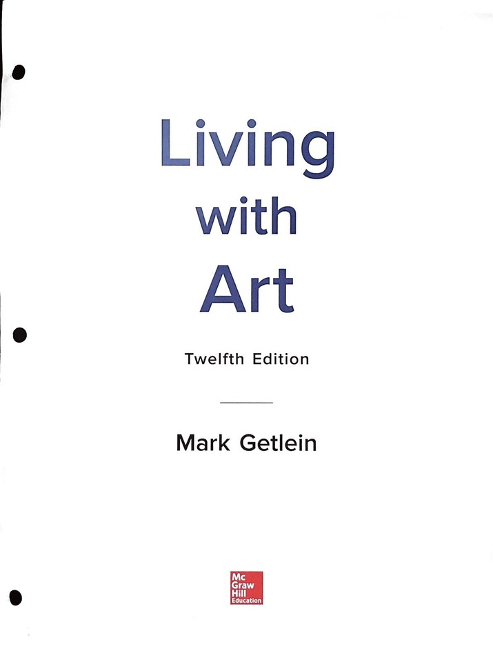 Living With Art by Mark Getlein 12th Edition 2019 Loose Leaf ...