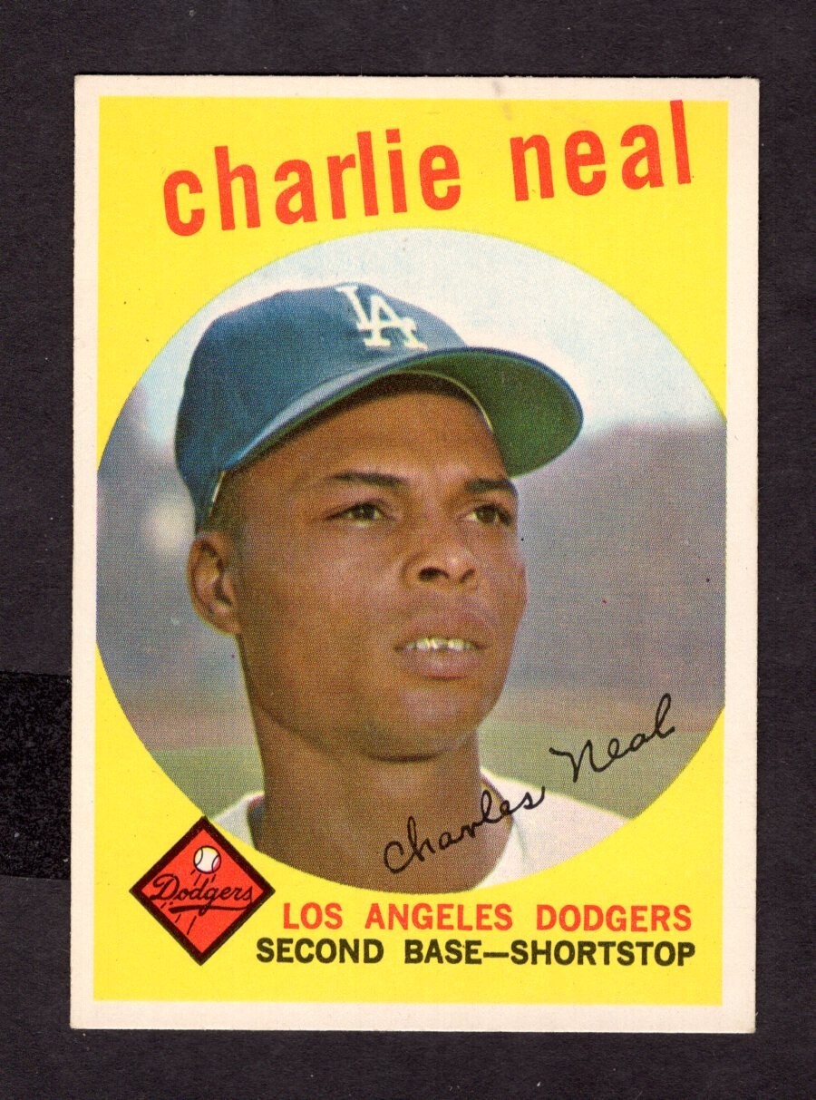 1959 TOPPS CHARLIE NEAL CARD NO:427 NEAR MINT CONDITION | eBay