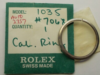 GENUINE ROLEX CAL.1035 CALENDAR RING NEW WATCH MOVEMENT PART 7068 | eBay