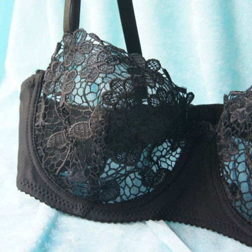 BIG BIG BRA Plus Size Women Lace Bra Underwire Non-Pad Push Up Lingerie ...