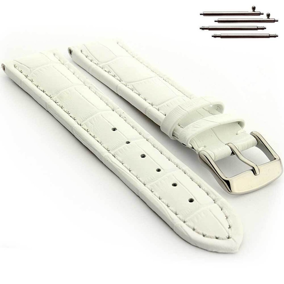 Extra Long Watch Strap Band Men's Genuine Leather 18 20 22 24 26 28 ...