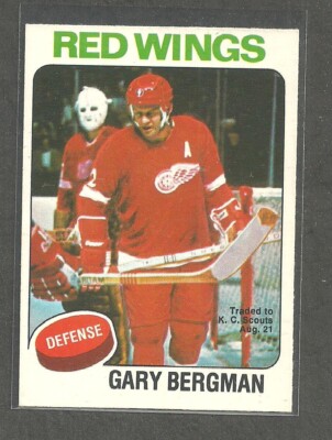 1975-76 OPC HOCKEY CARD TRADED VERSION #236 GARY BERGMAN RARE | eBay