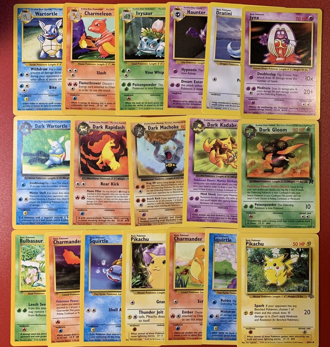 Original Pokemon Cards