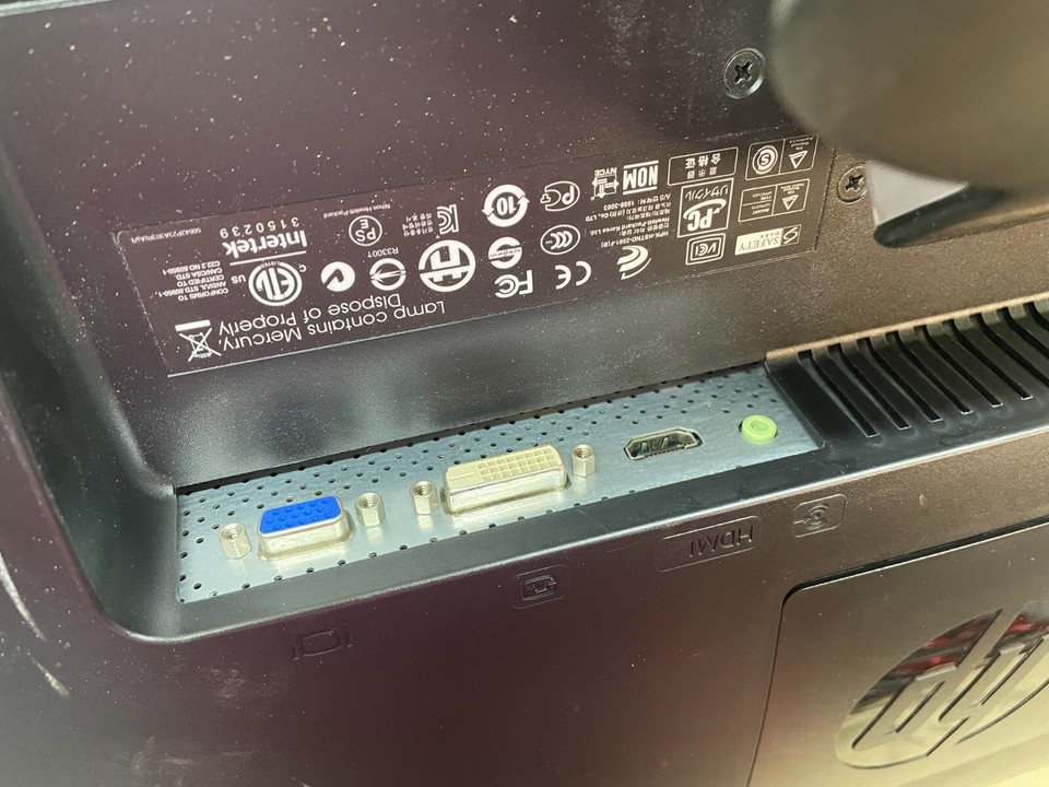 HP 2310m 23" Widescreen LCD Monitor 1080p FHD w/Built-in Speaker VGA ...