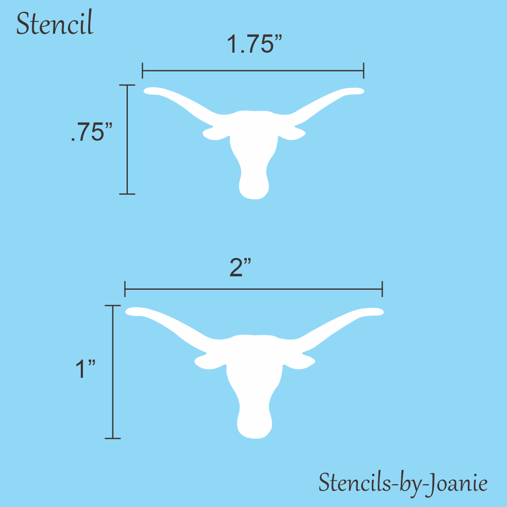 Longhorn Stencil Printable