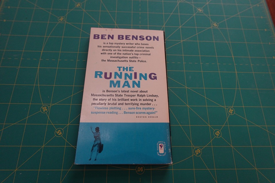 THE RUNNING MAN BY BEN BENSON BANTAM BKS PULP ERA NOIR MOB CRIME GGA | eBay
