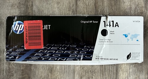 HP 141A Black Toner Cartridge - W1410A - LaserJet M110 Series, Genuine ...