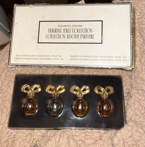Elizabeth Taylors Holiday Fragrant Jewel Collection Mini Set 4 Perfumes ...