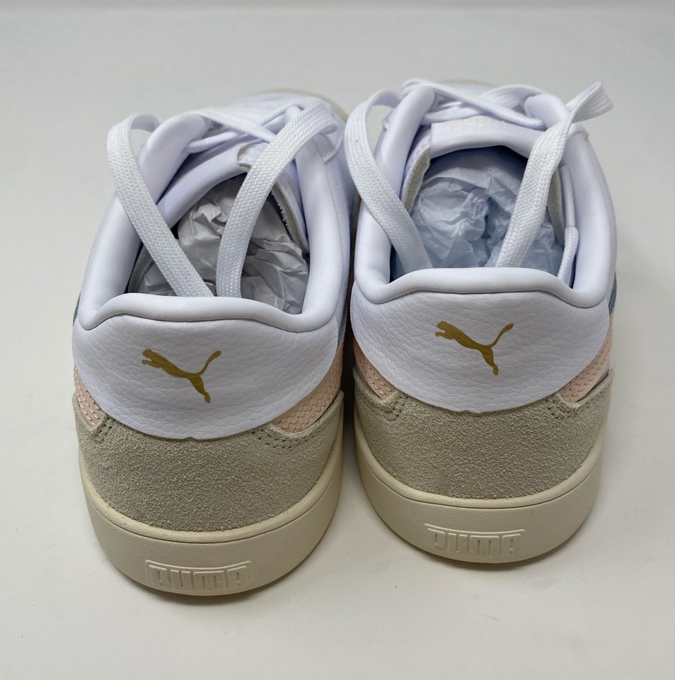 PUMA Club 5V5 SD Women’s Sneakers White/Rosebay/Gold - Size 10 | eBay