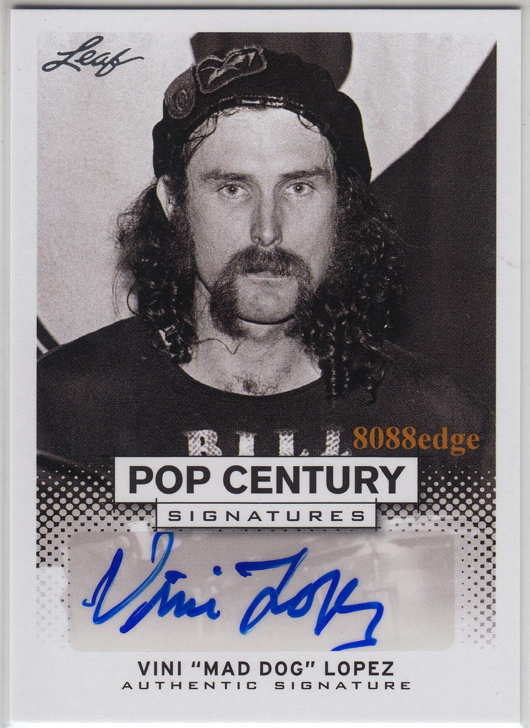 2013 POP CENTURY AUTO: VINI "MAD DOG" LOPEZ - AUTOGRAPH "E STREET BAND ...