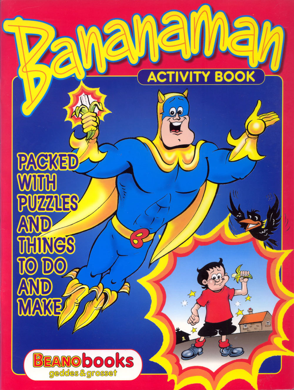 Bananaman coloring book RARE UNUSED | eBay