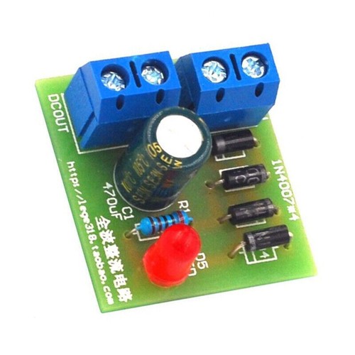 1pc 1N4007 Full Wave Bridge Rectifier Suite 1A AC To DC Power Converter ...