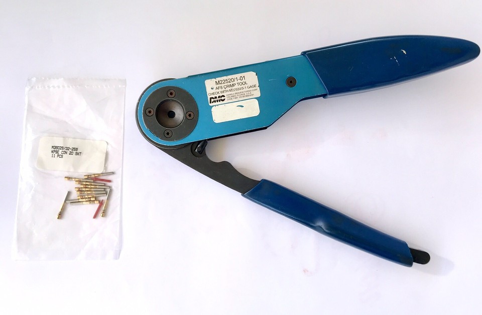 Excellent Work DMC Daniels AF8 M22520/1-01 Pin Crimping Connector Tools ...